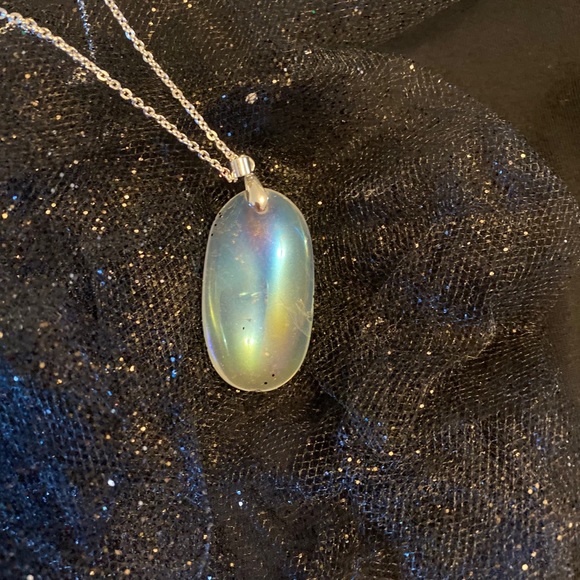 ( custom made) | Jewelry | Beautiful Angel Aura Pendant On Sparkling ...